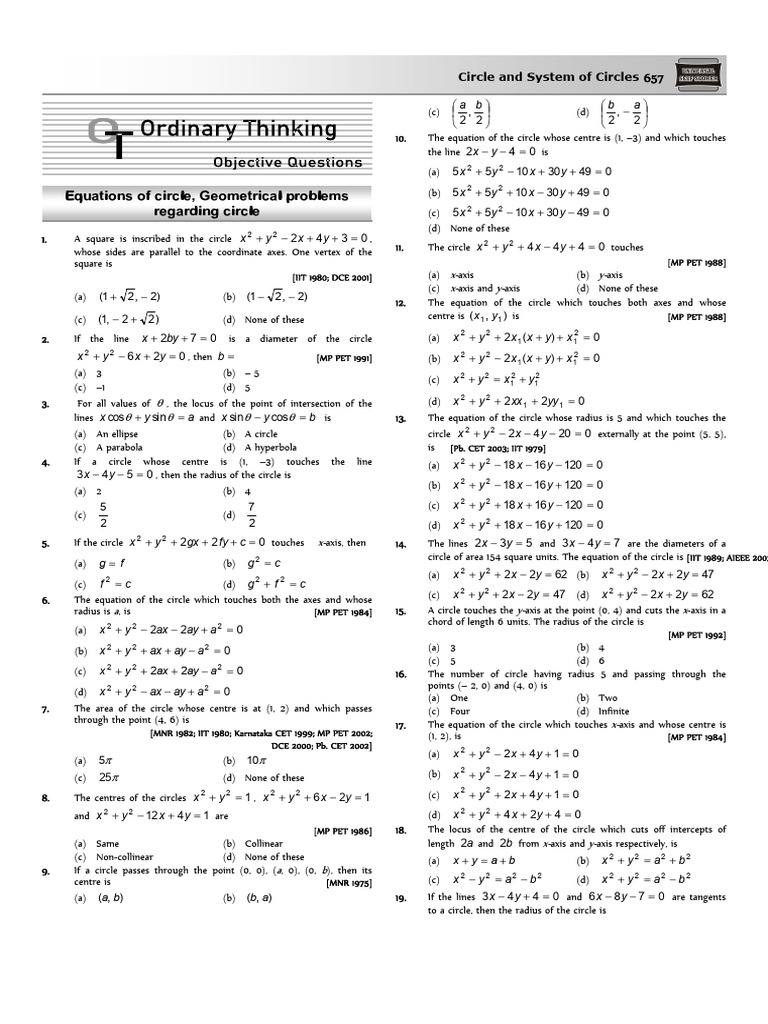 Circle Errorless | PDF | Circle | Classical Geometry