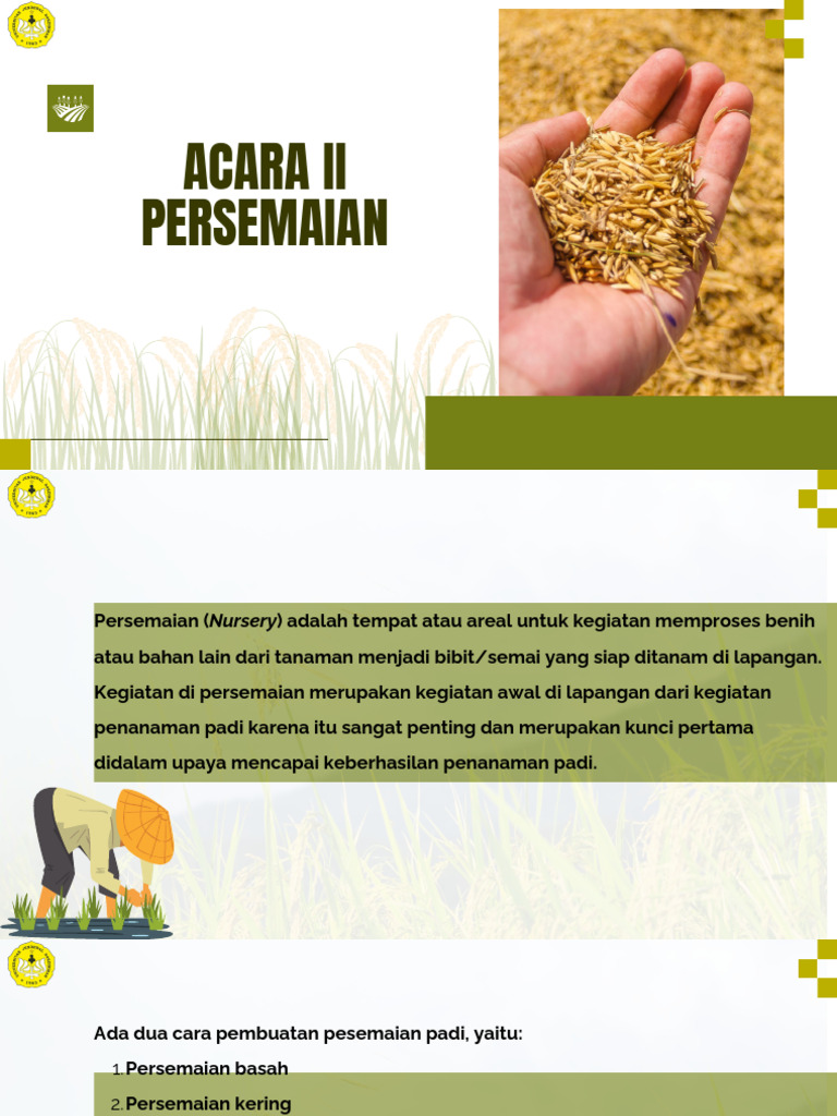 Acara 2. Persemaian | PDF