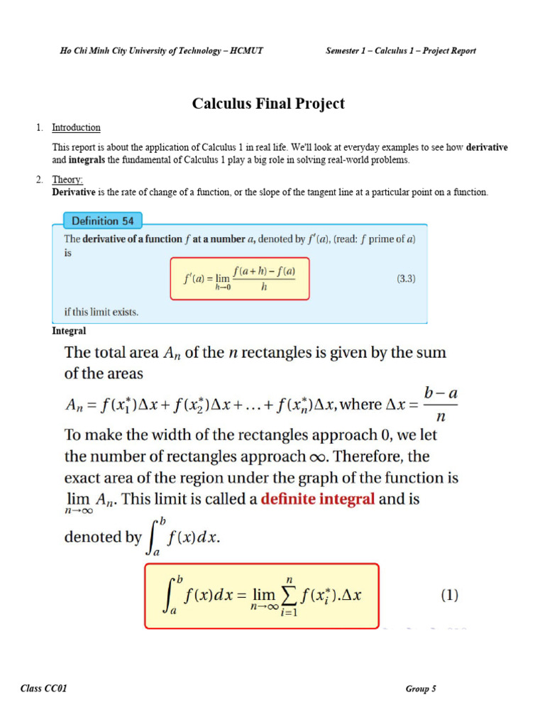 Final Calculus | PDF | Equations | Function (Mathematics)