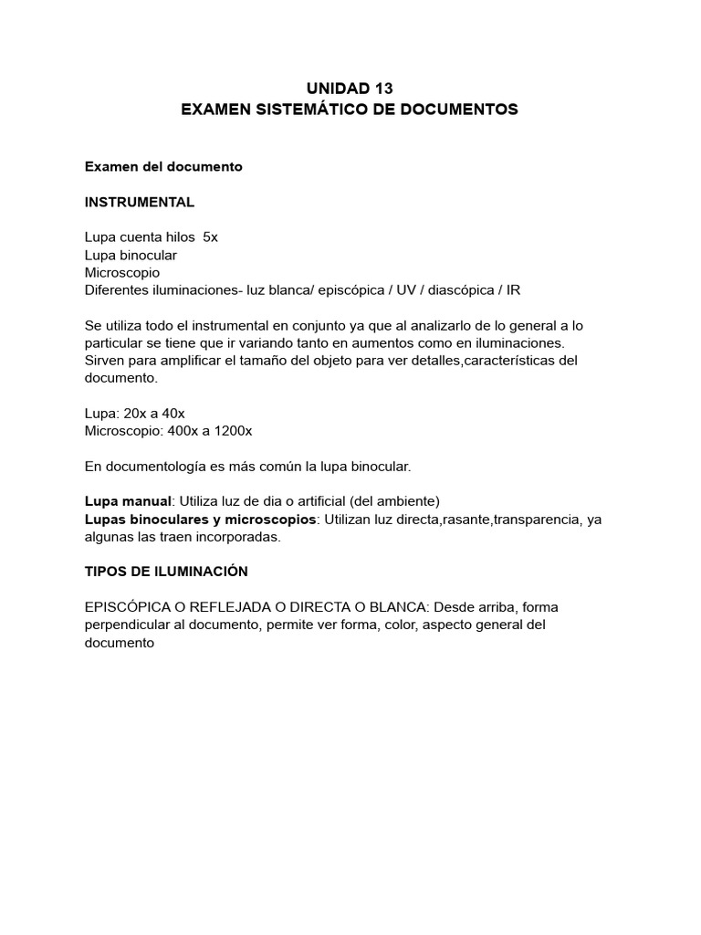 Unidad 13 | PDF | Color | Ligero