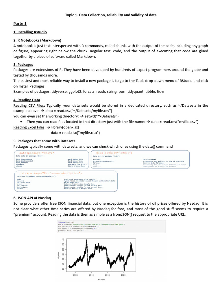 T1_Data collection, reliability and validity of data | PDF | Relational Database | Databases