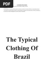 La Ropa Tipica de Brasil | PDF | Ropa | Moda