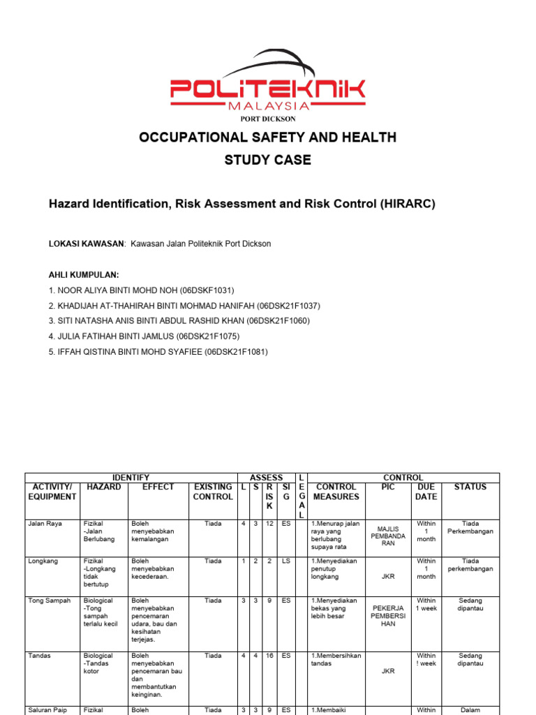 Occupational Safety and Health | PDF