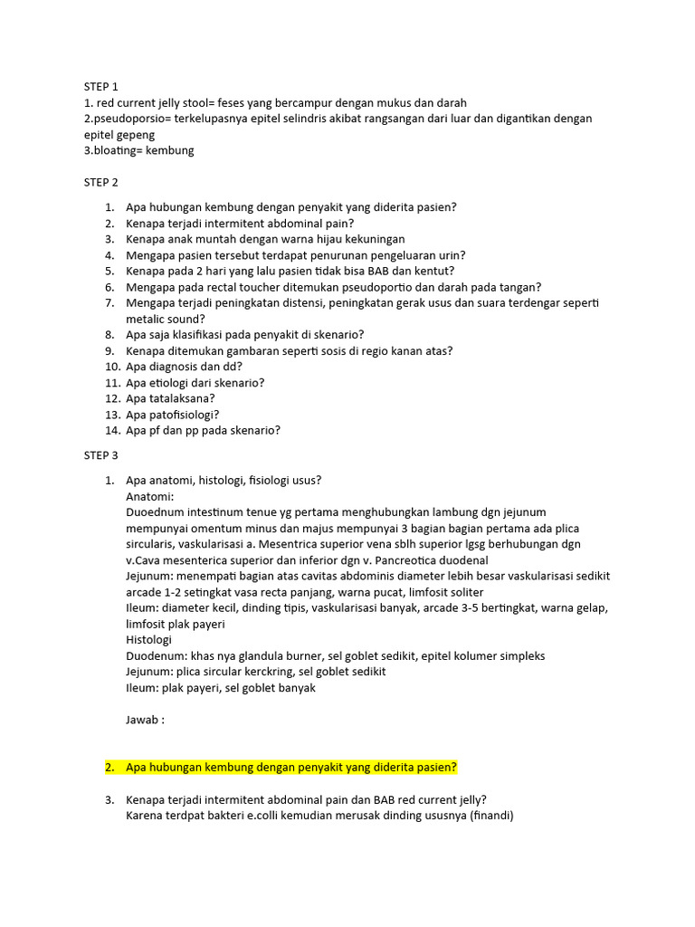 Analisis Intususepsi pada Pasien | PDF | Sains & Matematika