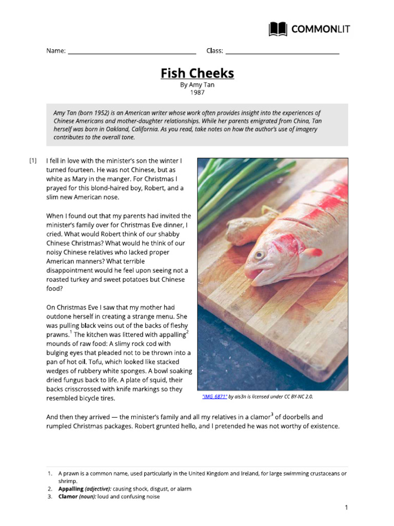 Fish Cheeks | PDF