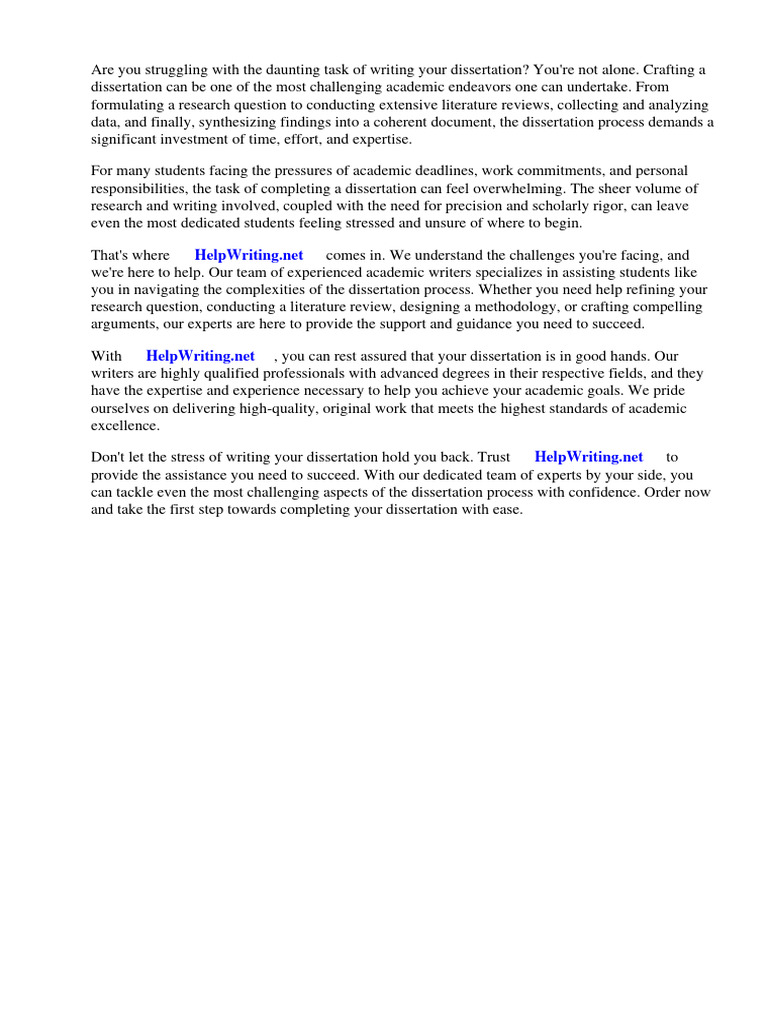 Dissertation Express For Ill | PDF | Thesis | Essays