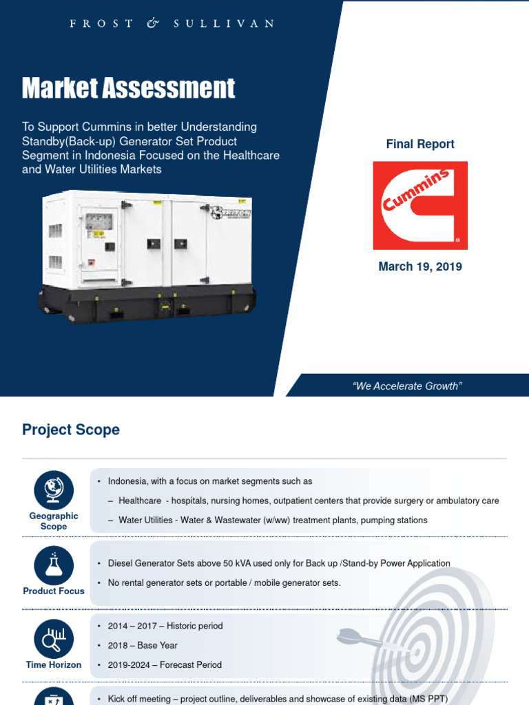 Indonesia Standby Generator Market Report | PDF | Forecasting | Cummins