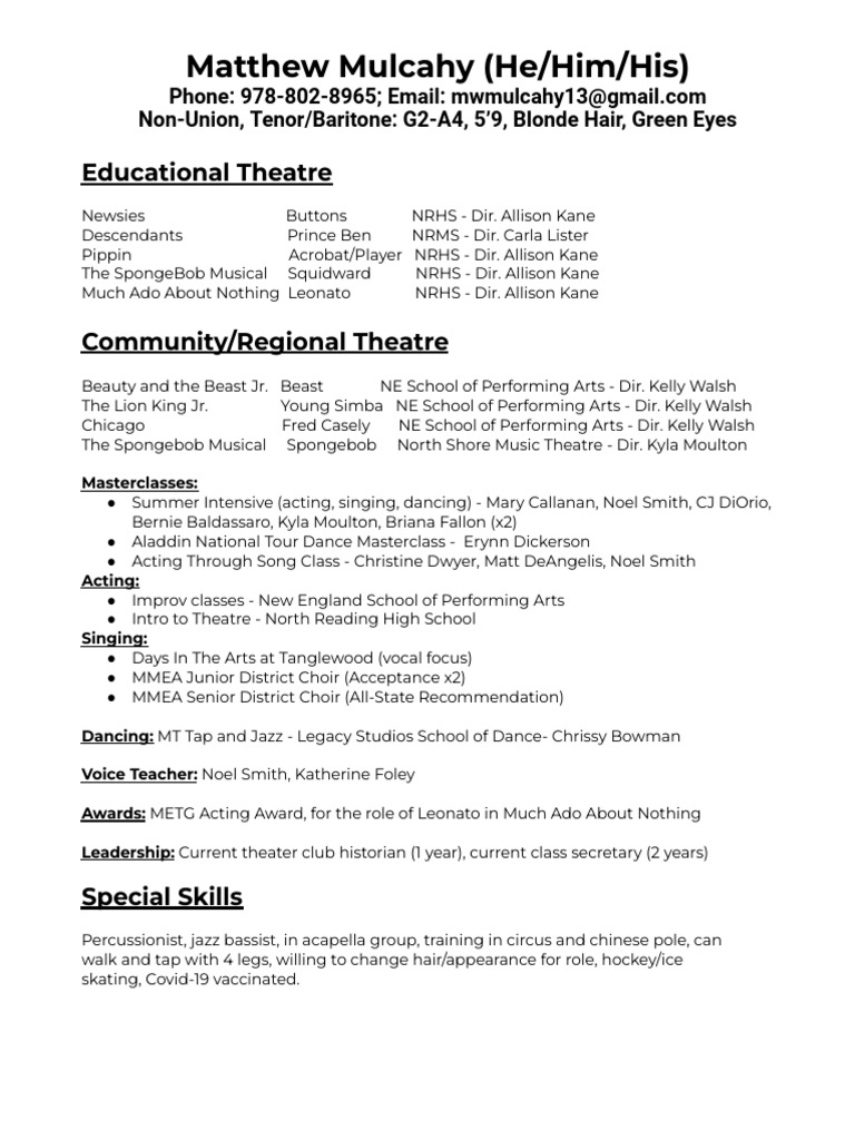 Matthew Mulcahy - Resume | PDF