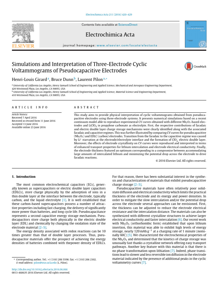 2024 03 13-three electrode CV | PDF | Electricity | Physical Sciences