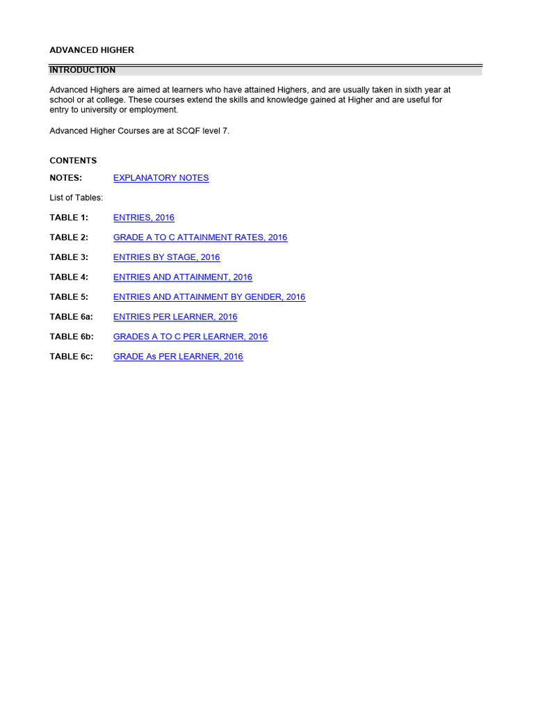 ASR2016 - AdvancedHigher 5 | PDF | Science | Mathematics