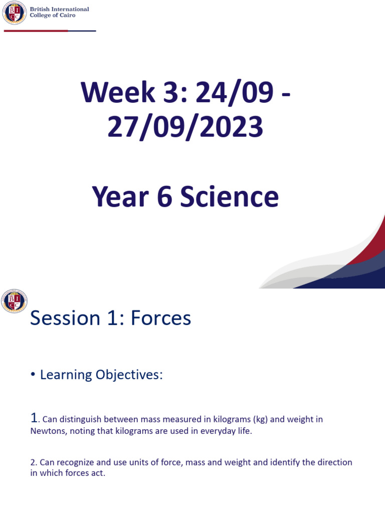 Forces Pdf Force Weight