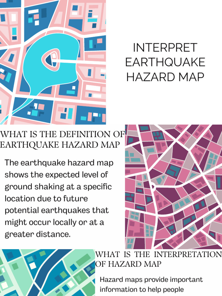 Interpret Earthquake Hazard Map | PDF