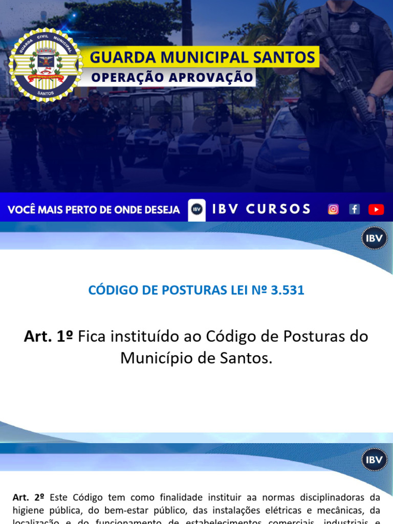 Código de Posturas de Santos | PDF | Desperdício | Fogos de artifício