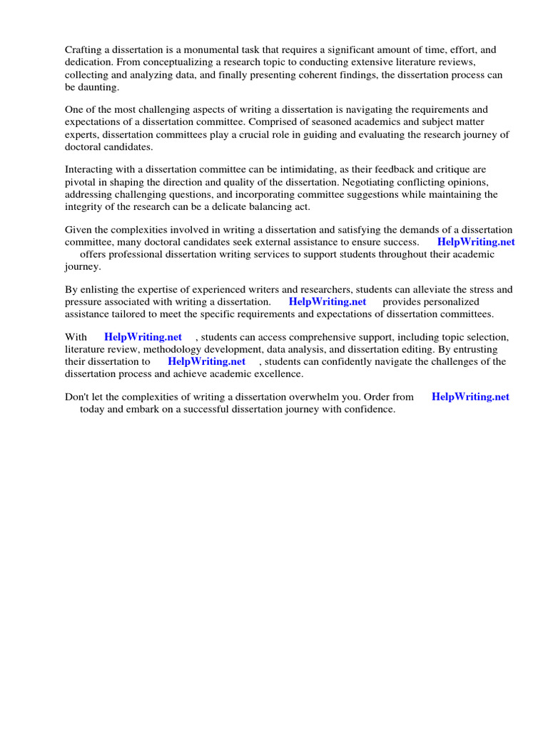 Dissertation Committee Members Gifts | PDF | Thesis