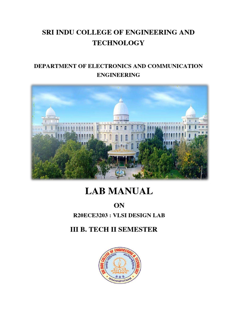 Vlsi Design Lab File Pdf Logic Gate Logic Synthesis