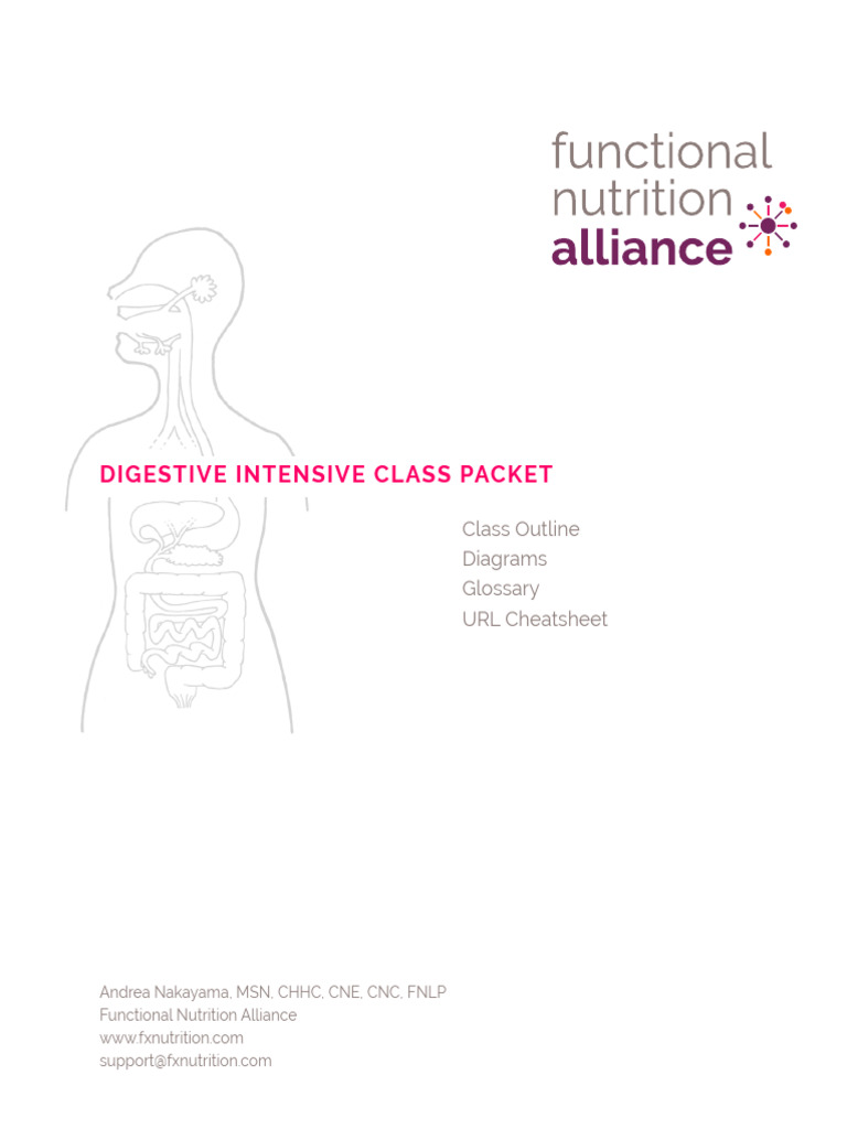 Digestive Packet 2018 | PDF | Gastrointestinal Tract | Stomach