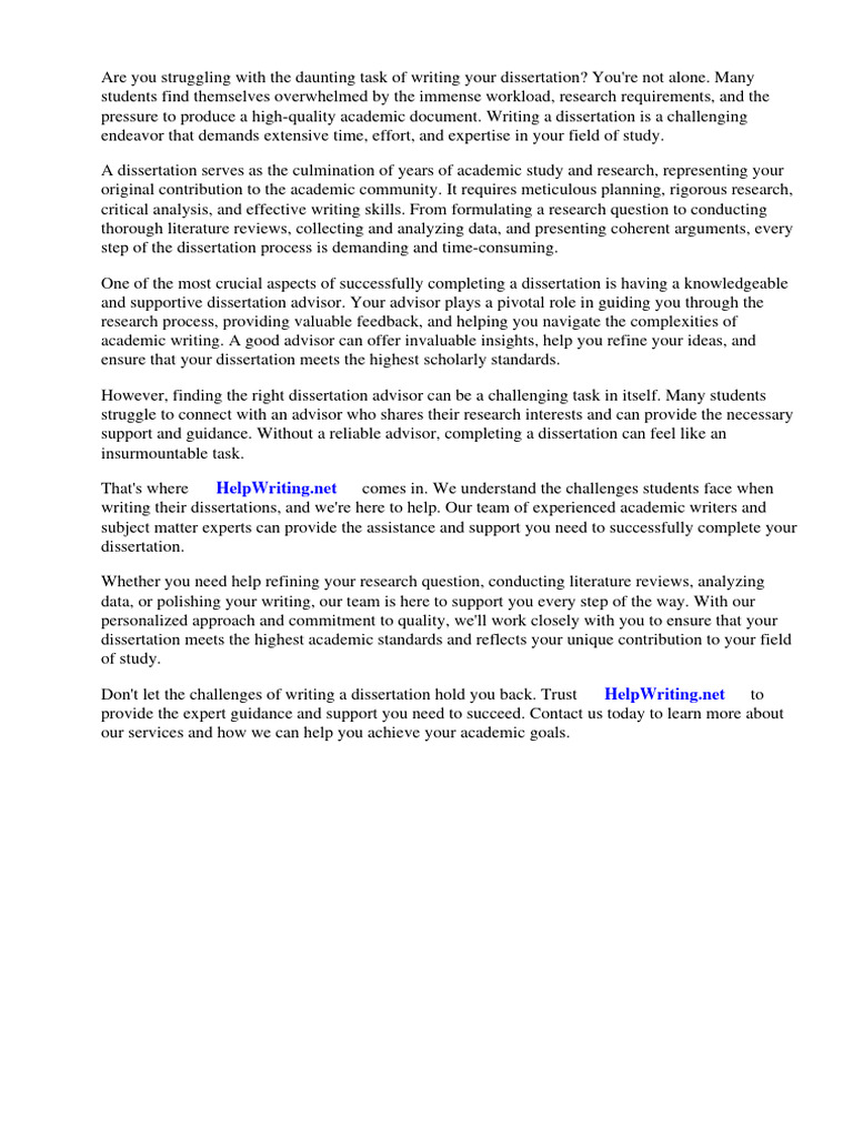 Dissertation Advisor Definition | PDF | Thesis | Doctor Of Philosophy