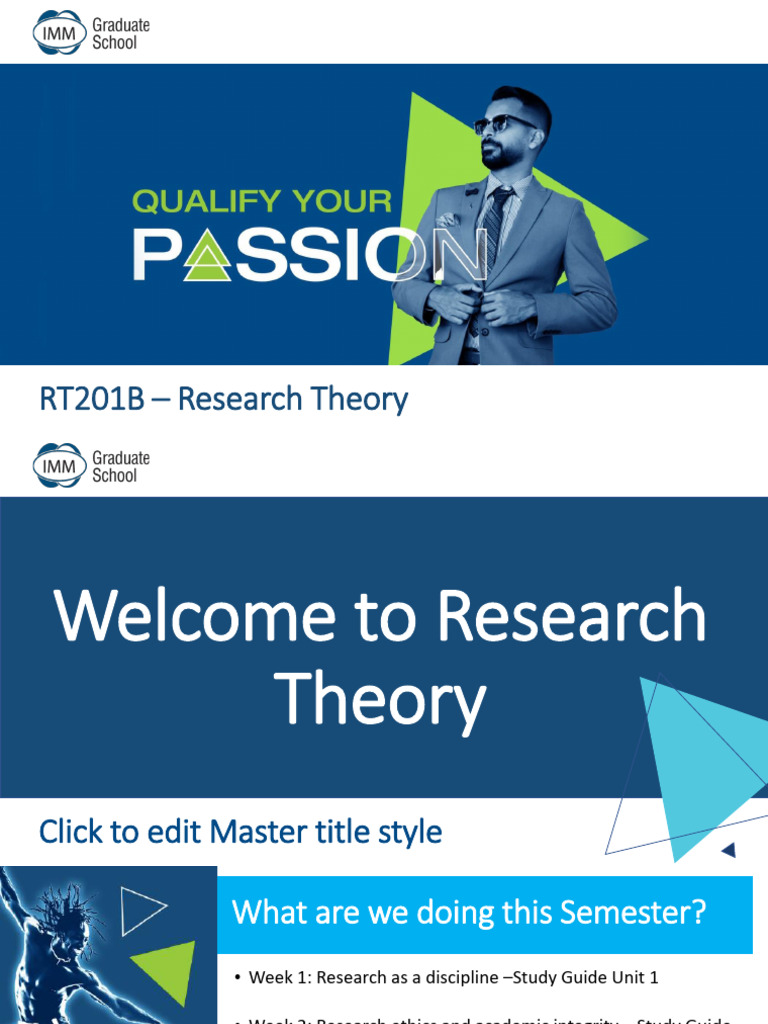 Week 13 - RT201B 2023-S1 | PDF | Methodology | Scientific Method