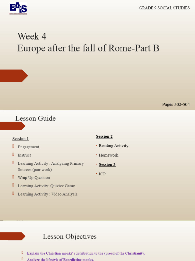 Week 4. Europe After the Fall of Rome- Part B- PPT | PDF | Charlemagne ...