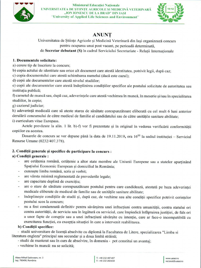 Anunt | PDF