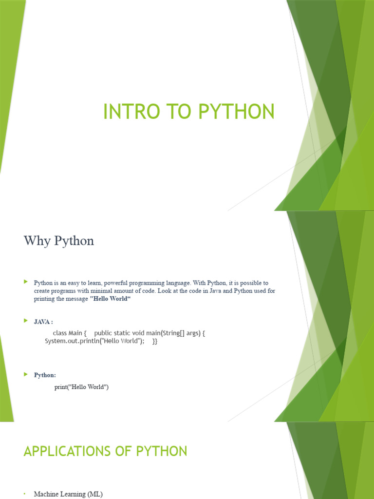 Intro To Python | PDF | Boolean Data Type | Data Type