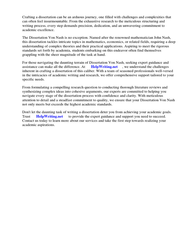 Dissertation Von Nash | PDF | Game Theory | Economics