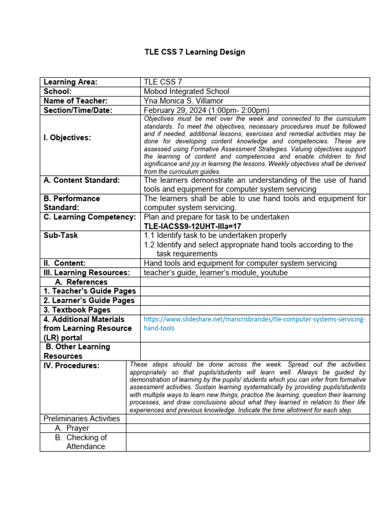 Tle CSS 7 | PDF | Manufactured Goods | Electrical Engineering