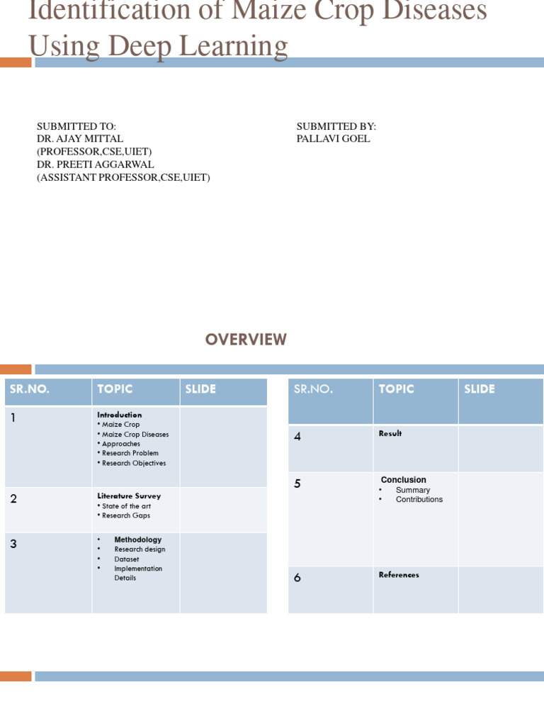 Identification of Maize Crop Using Deep Learning | Download Free PDF | Deep Learning ...