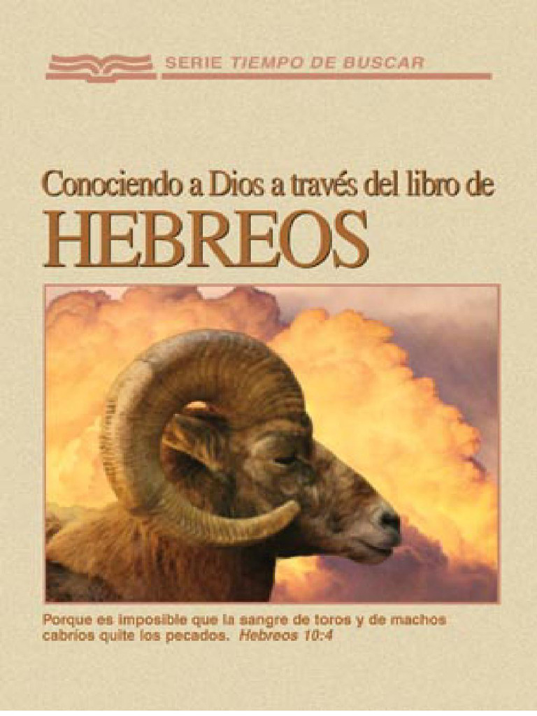 Conociendo_a_Dios_a_través_del_libro_de_hebreos_Tiempo_de_buscar | PDF