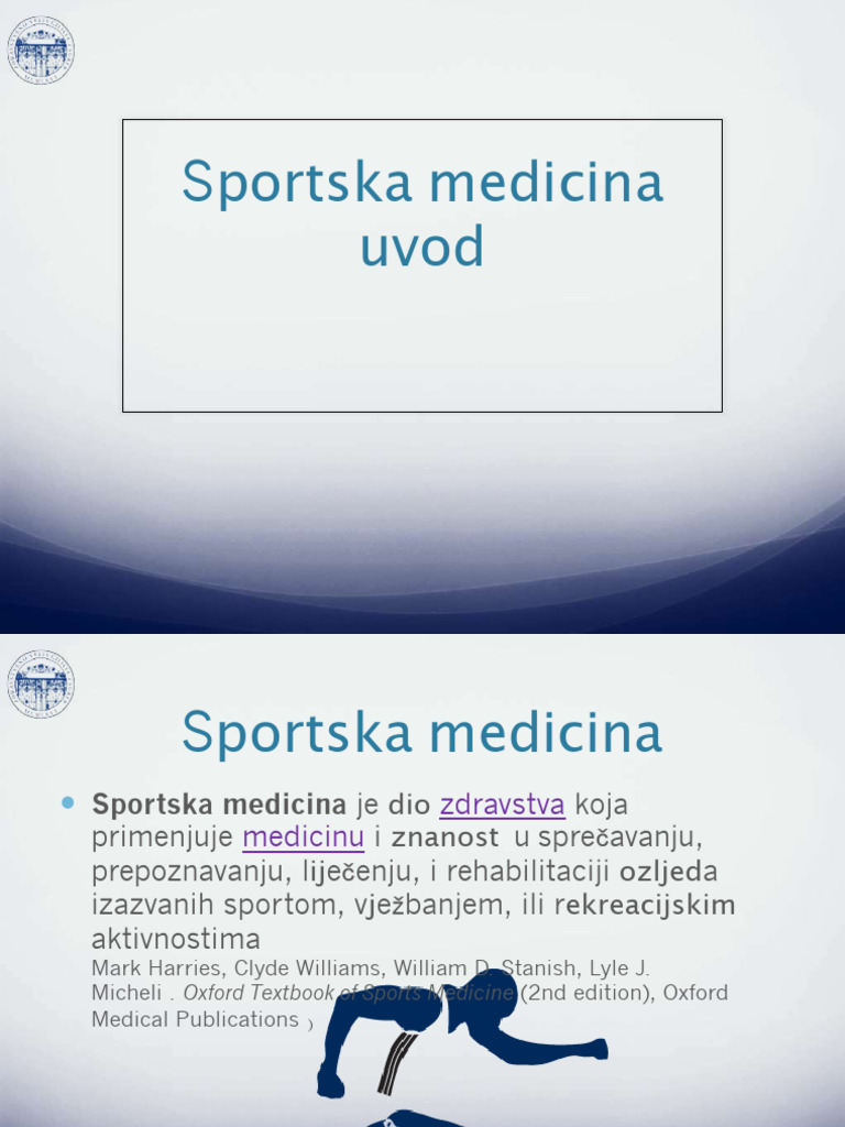 Sportska Medicina Spojeno | PDF