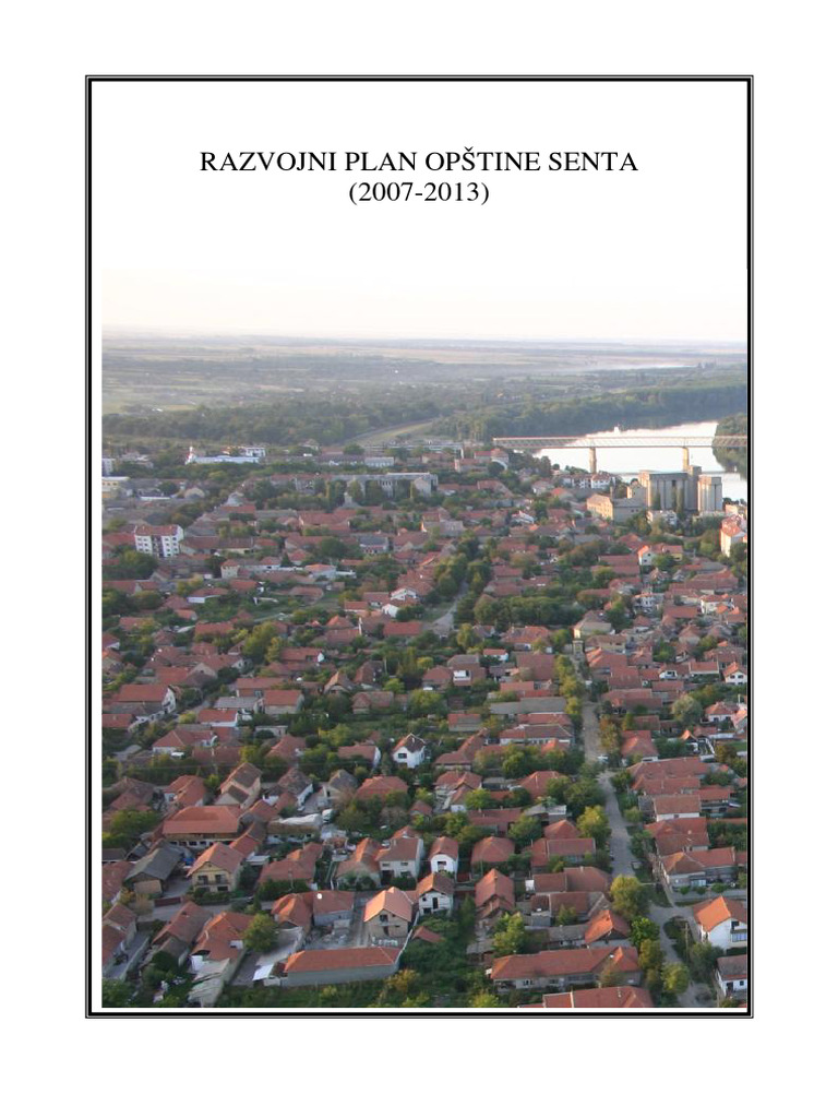 Razvojni Plan Opstine Senta | PDF