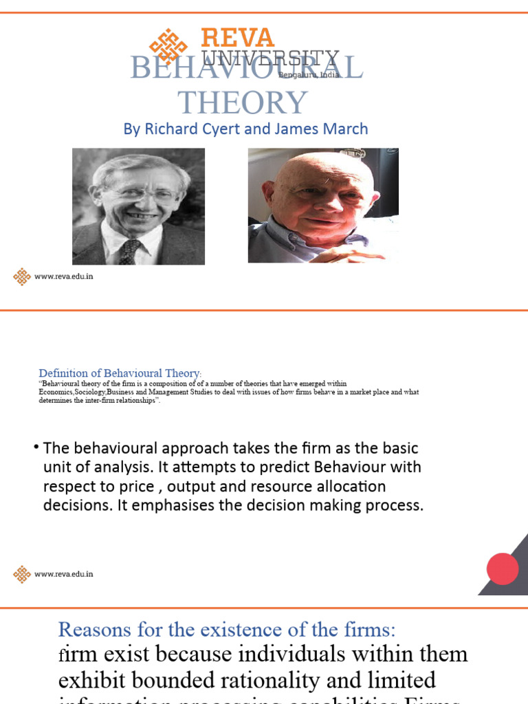Behavioural Theory | PDF | Decision Making | Behavior