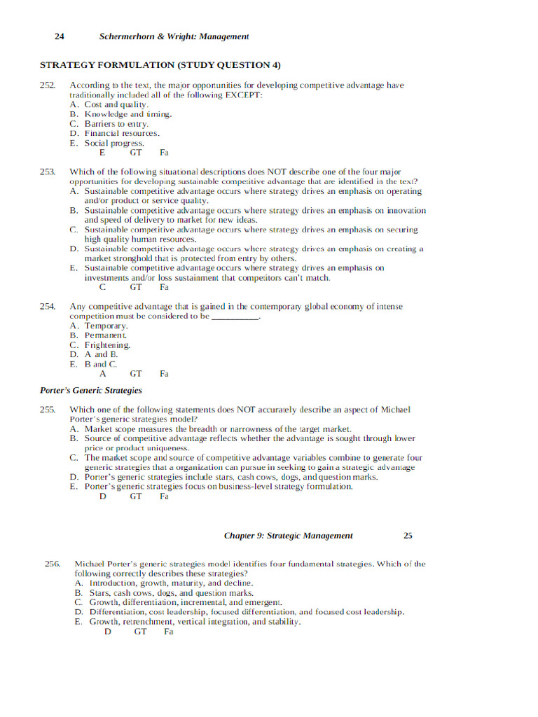 Strategic Management Process Wright | PDF