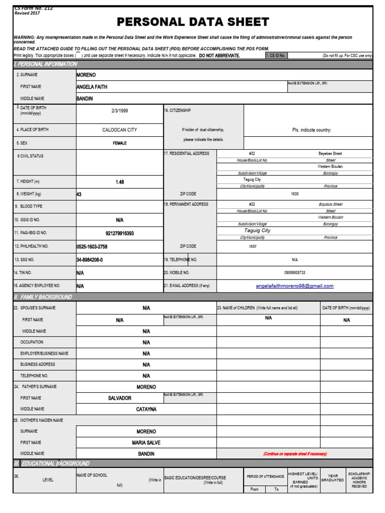 Pds For Taguig | PDF | Government