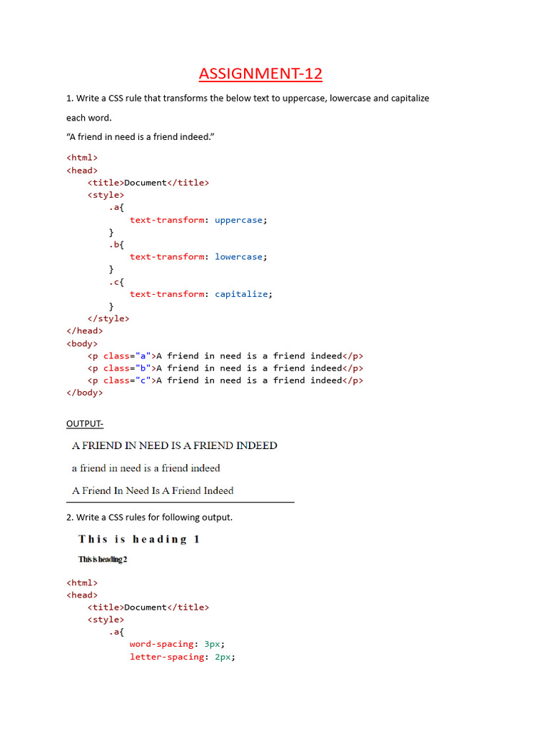 Assignment 12 Iwt | PDF
