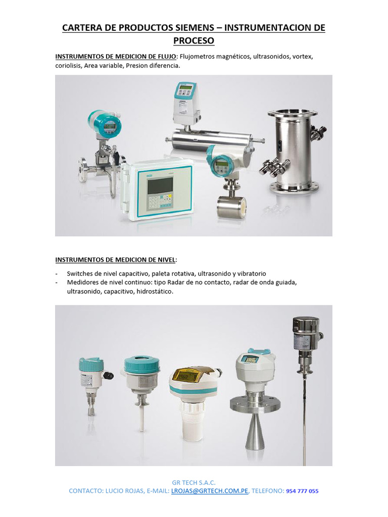 Linea de Productos Siemens | PDF