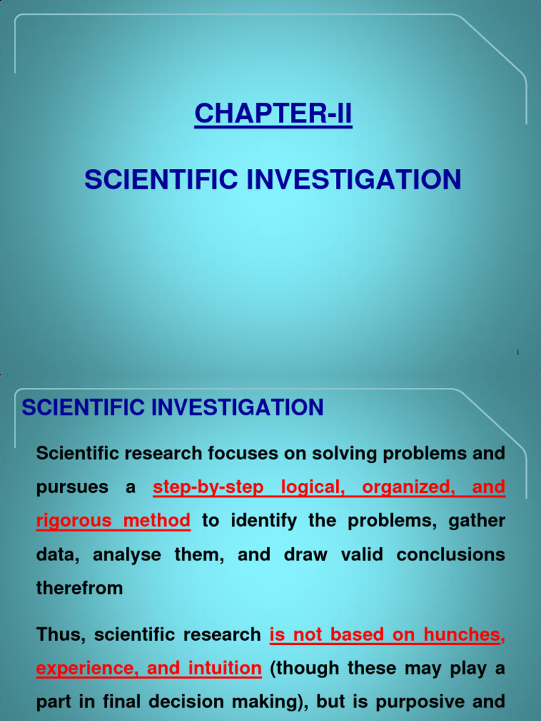 Topic II Slides | Download Free PDF | Scientific Method | Academic ... Topic II Slides | Download Free PDF | Scientific Method | Academic ...