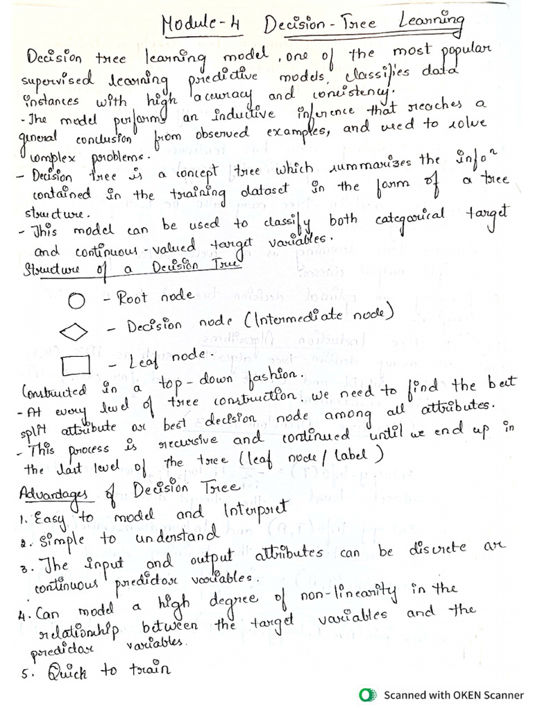 Mod4 - Decision Tree | PDF