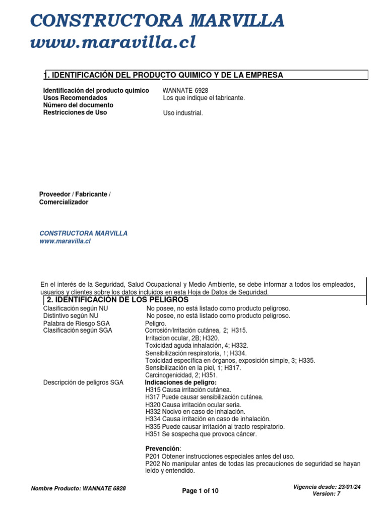 Wannate 6928 | PDF