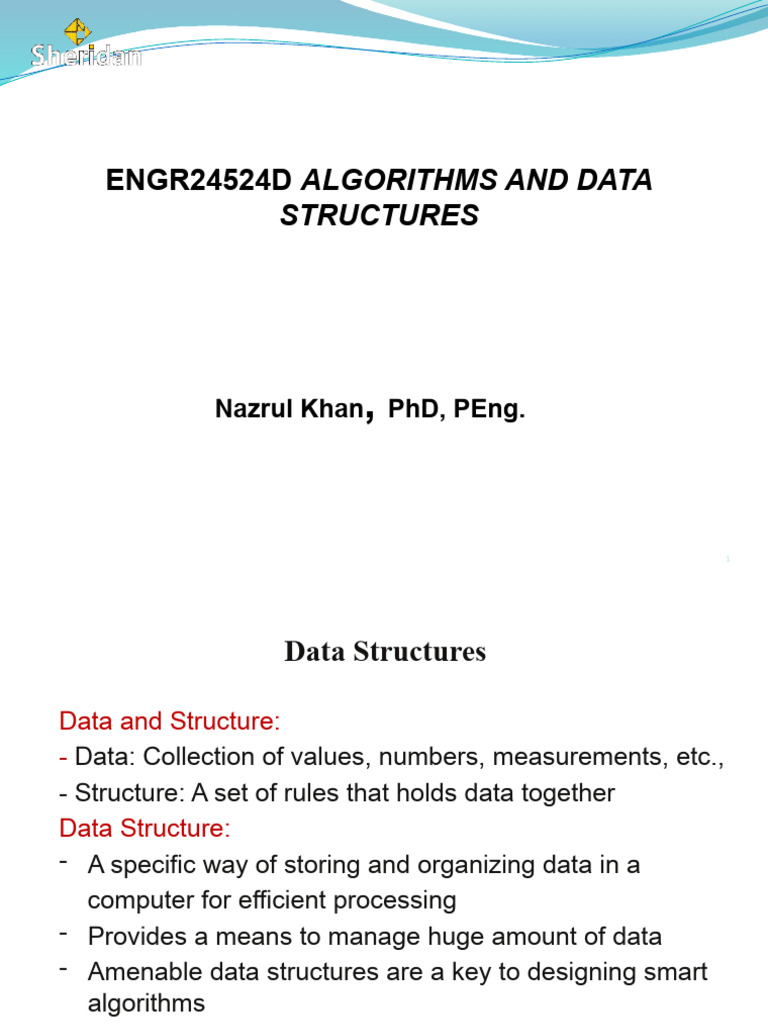 ELEE28706D DataStructure S4 | PDF | Pointer (Computer Programming) | Data