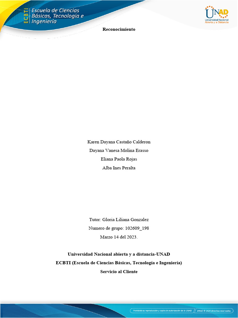 Unidad 2 Etapa 2 - Reconocimiento | PDF | Business | Cognición