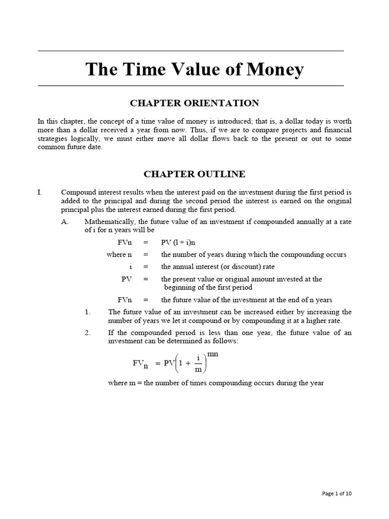 Time Value of Money - Problems | PDF | Present Value | Discounting