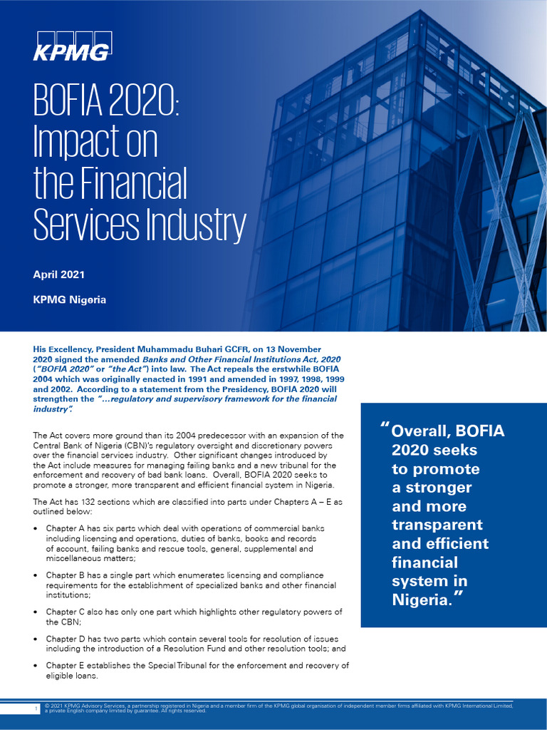 Bofia 2020 Review | Download Free PDF | Banks | Tribunal