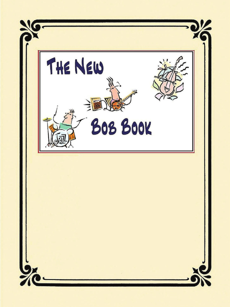 The New Bob Book | PDF | Lead Sheet | Chord (Music)