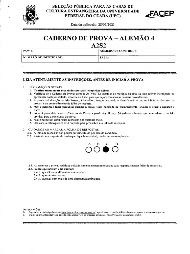 05 Prova DE4 | PDF