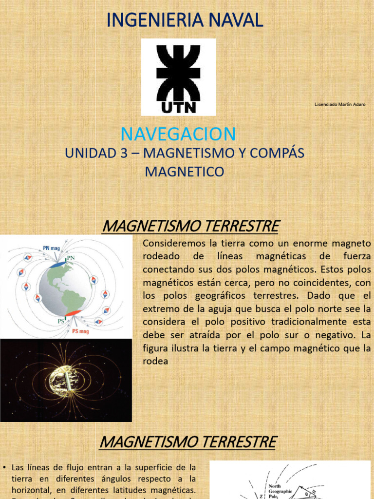 UNIDAD 3 MAGNETISMO COMPAS MAGNETICO - Unlocked | PDF | Campo magnético | Campo magnético de la ...