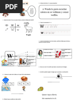 Aprendiendo a Leer 28 Wa, We, Wi, Wo, Wu | PDF