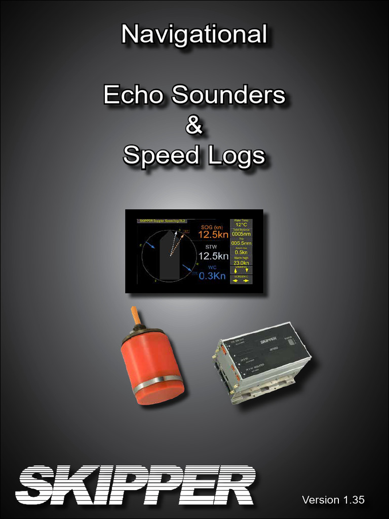 SKIPPER Echo Sounders & Speed Logs Guide | PDF | Printer (Computing ...