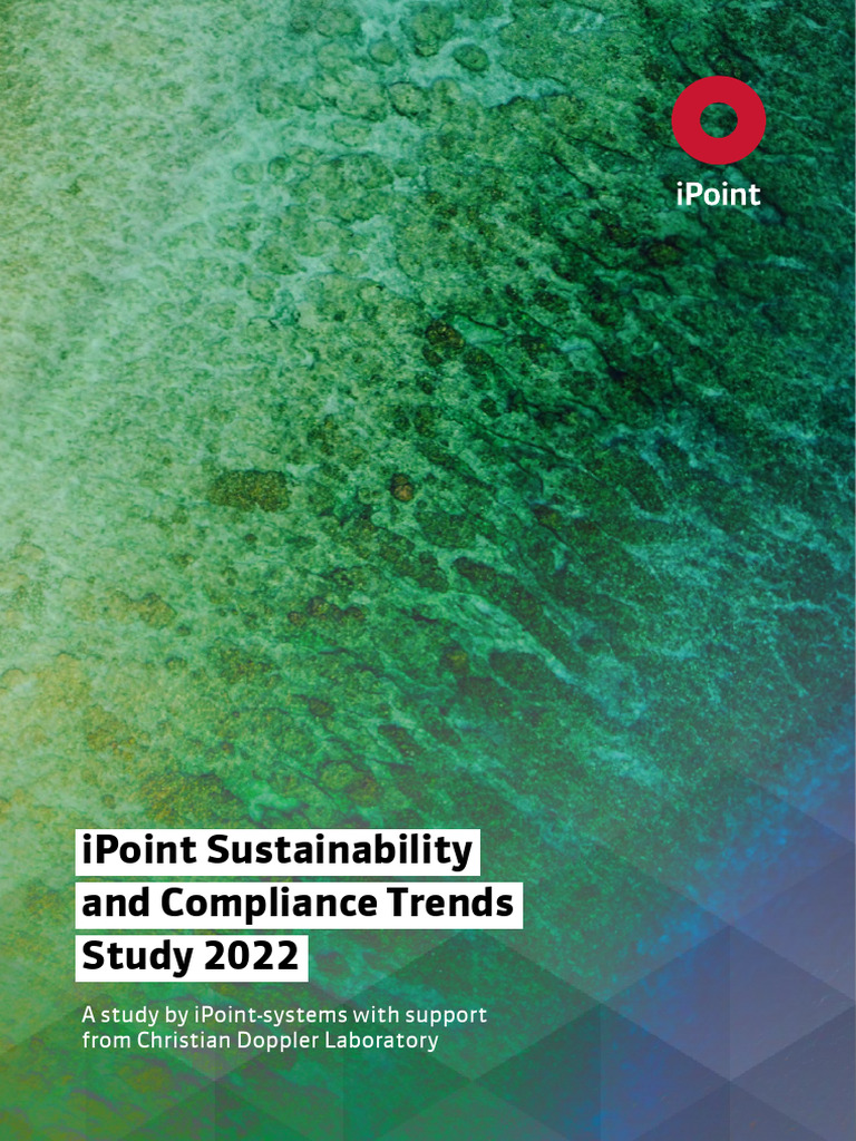 IPoint Study Sustainability and Compliance Trends 2022 | Download Free PDF | Sustainability ...