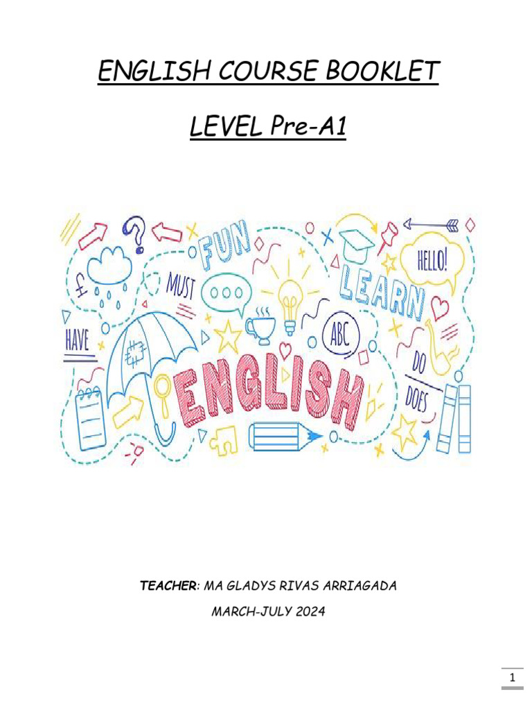 Children's Course Booklet 2024 | PDF | Linguistics | Syntax